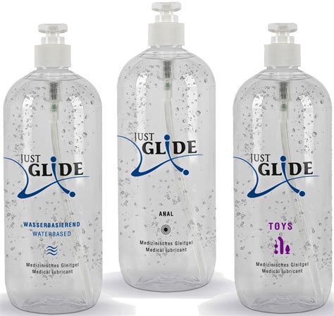 Gleitgel Sex Just Glide Sorten Wählbar 1 Liter Wasserbasis Öl U Fettfrei Ebay