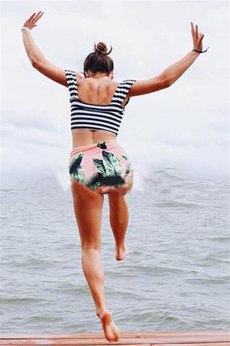 Iyasson Stripe World High Waisted Bikini Set