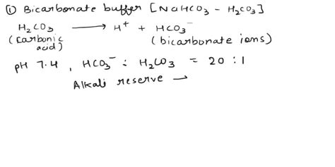 Solved 4 Our Biological Fluids Are Much Buffered By The Biomolecules