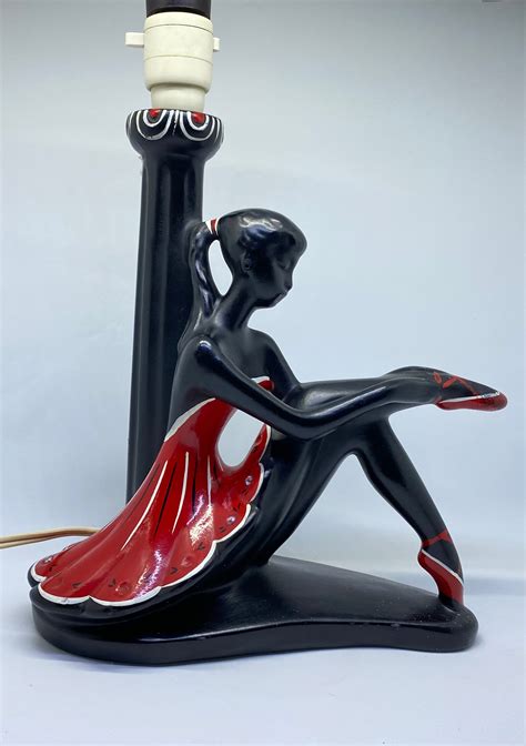 Barsony Ballerina Lamp With Original Wiring Fl 36 The Happy Hoarders