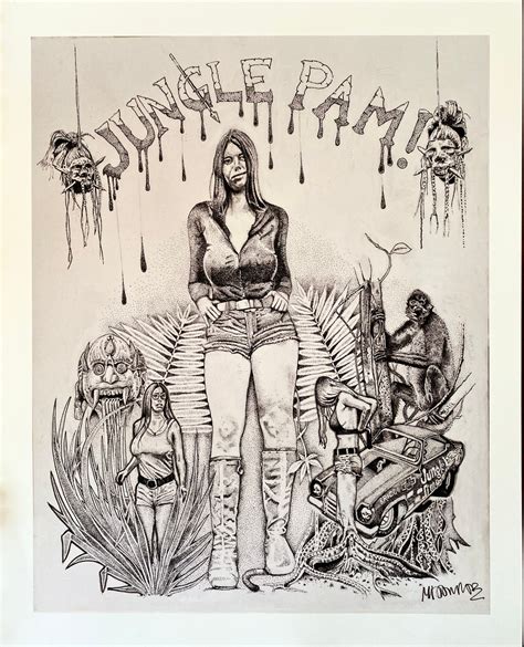 Jungle Pam Hardy Poster Etsy