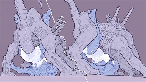 Rule 34 Alien Alien Franchise Alien Humanoid Armor Ass Big Breasts Big Penis Bone Breasts