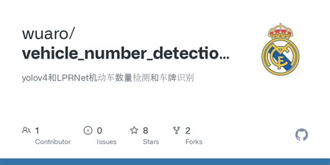 GitHub Wuaro Vehicle Number Detection And License Plate Recognition