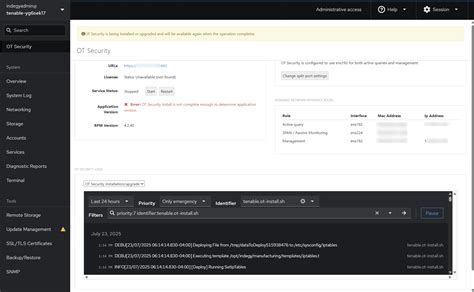 Install Ot Security On Tenable Core