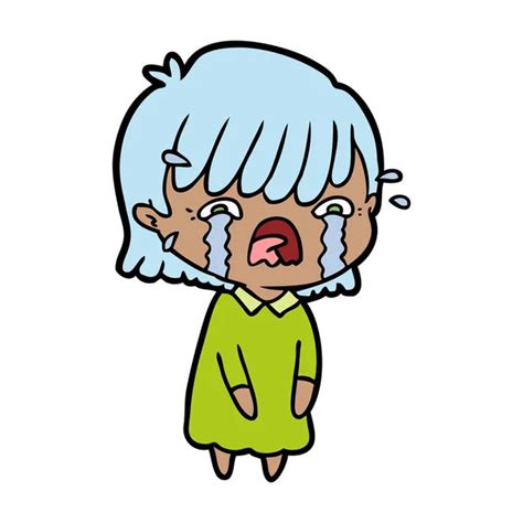 Persona Llorando Imágenes Vectoriales Gráfico Vectorial De Persona