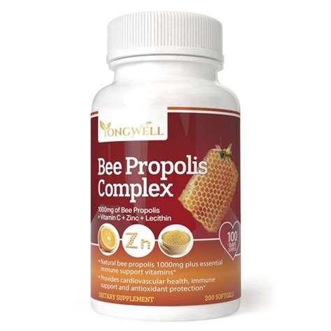 Super Bee Propolis Complex With Vitamin C Zinc And Lecithin 200