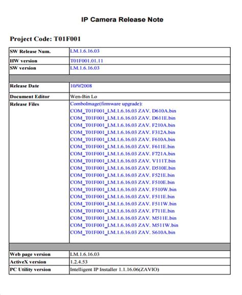 Microsoft Word Notes Template