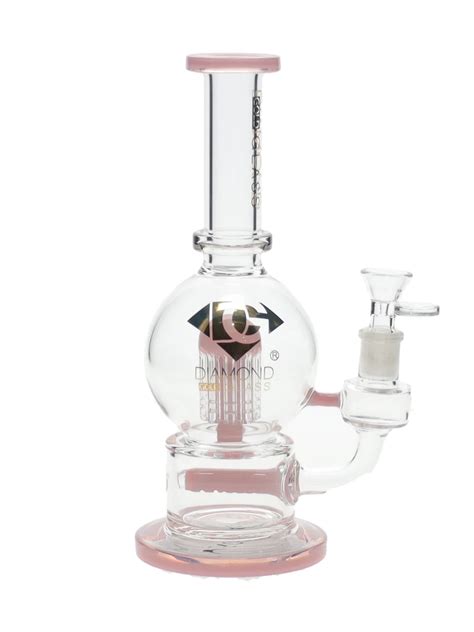 10 Orb Showerhead Dab Rig By Diamond Glass Free Shipping