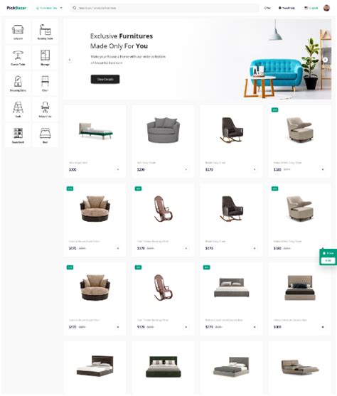 pickbazar react ecommerce template