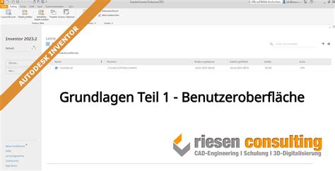 Einf Hrung In Autodesk Inventor Teil Von
