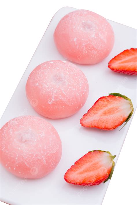 Fruit Strawberry Dessert Daifuku Mochi Fruit Strawberry Dessert Png