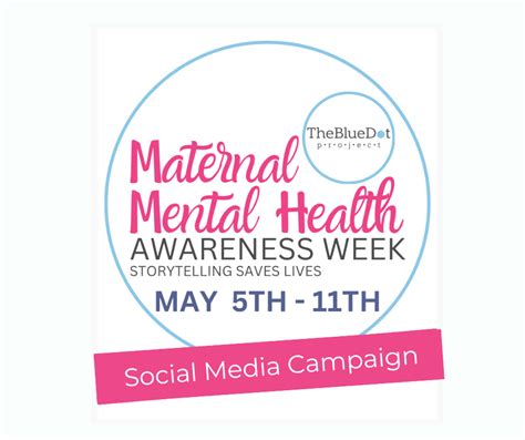 Maternal Mental Health Awareness Week Social Media Campaign Sbmom