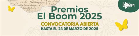 Convocatoria Premios El Boom 2025 El Boom