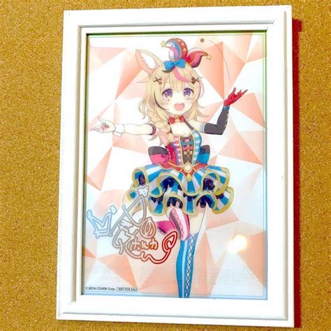 尾丸ポルカ 複製 サイン入り フレーム入り ホロライブ Hololive Ho5 By メルカリ