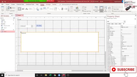 Access Vba Form Coding Youtube