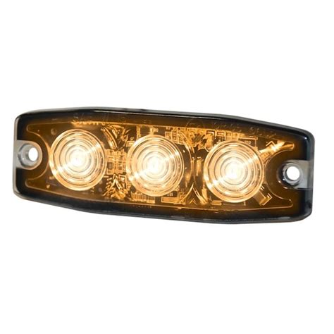 Hella Strobe Light 34 Inch Length X 11 Inch Height Mini Bar Bolton Surface Mount Led Clear Lens