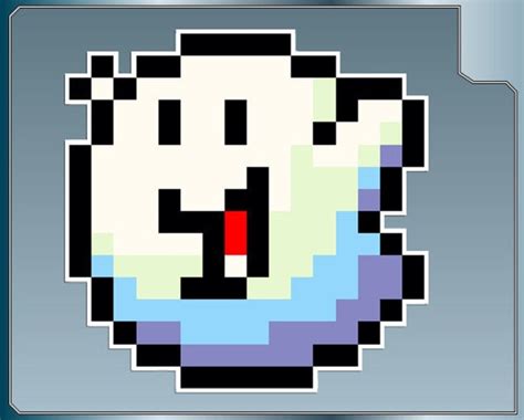 Boo Sprite No 3 From Super Mario Bros Vinyl Decal Classic Etsy