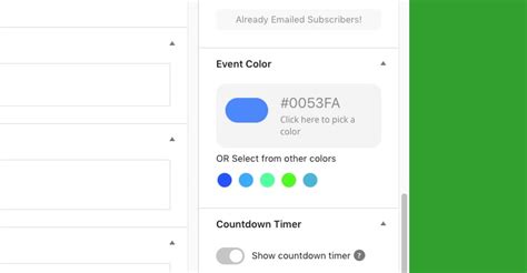 How Can I Change The Background Color Of The Title On A Single Event