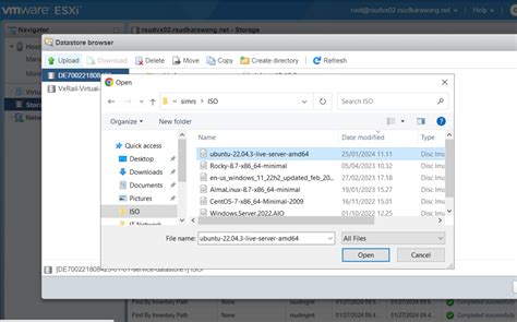 Cara Upload Iso Ke Storage Server Vmware Esxi Zenblog