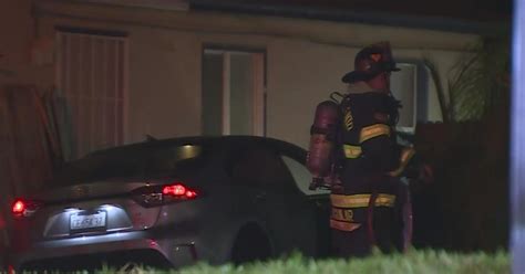 Car Crashing Through Fence In Sacramento Causes Home Evacuation Due To