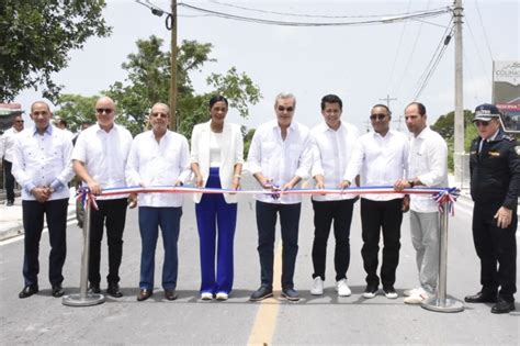 Presidente Abinader Inaugura Carretera Un Puente Y Deja Iniciados Los