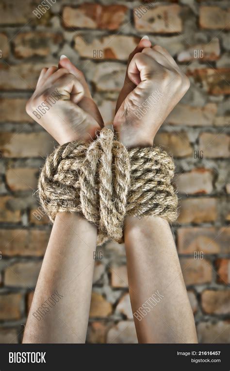 Hands Tied Rope Image And Photo Free Trial Bigstock