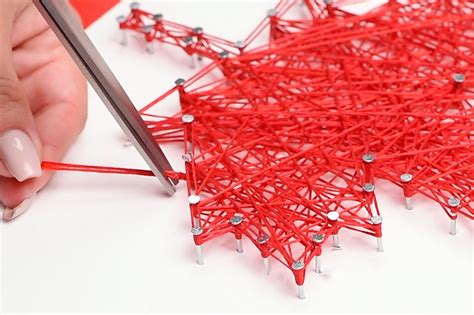 Maple Leaf String Art Easy String Art Craft For Canada Day