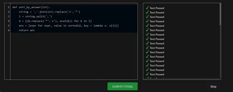 Python Edabit Task Doesnt Show Correct Result Stack Overflow