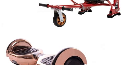 Set Hoverboard Cu Scaun Hoverkart Rosu Cu Suspensii Duble Boxe