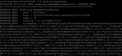 YARN Command Proxyserver And YARN Command Resourcemanager