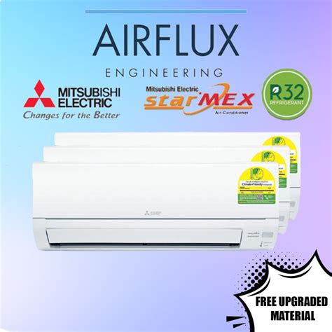 Aircon Aircon Services Mitsubishi Electric Starmex System 3 New R32