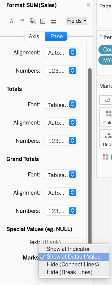 How To Remove A Blank Space Within A Stacked Area Chart Tableau Software