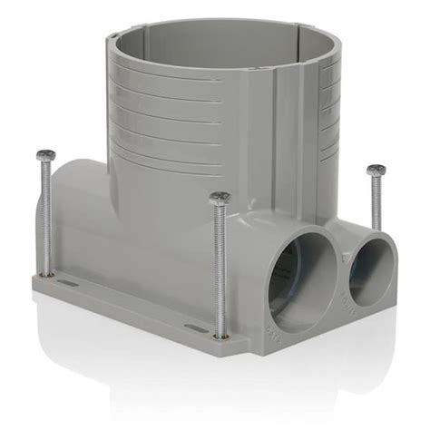 Leviton Concrete Floor Box System Fbbox Gy Fbbox Gy The Home Depot