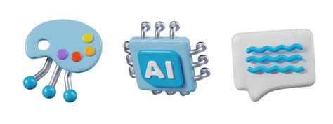 Premium Vector Realistic Palette With Colors Ai Processor Message Sign