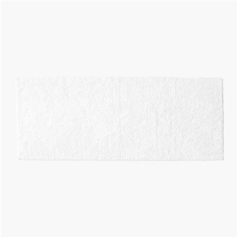 Chase Organic Cotton White Bath Runner Cb2 Ksa