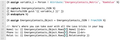 From Matrix To Json Rock Community