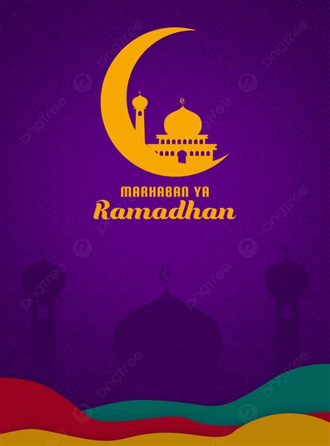 Marhaban Ya Ramadhan 모든 무슬림 형제를 위한 행복한 단식 배경 마라반 라마단 단식 배경 일러스트 및 사진