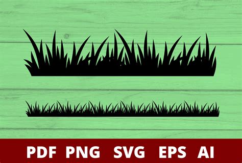 Simple Grass Silhouette