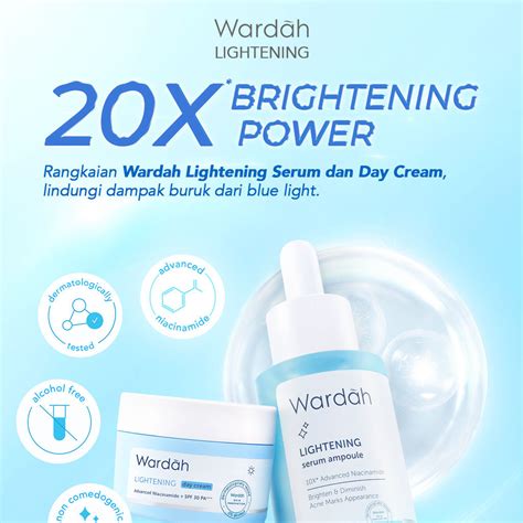 Jual Wardah Lightening 5 Niacinamide Serum Ampoule Dengan 10x