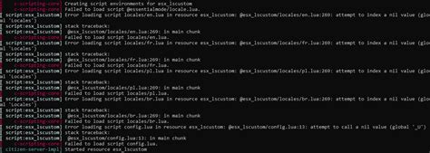 script not working esx lscustom resource support cfx re community
