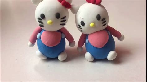 How To Make Hello Kitty Using Clay