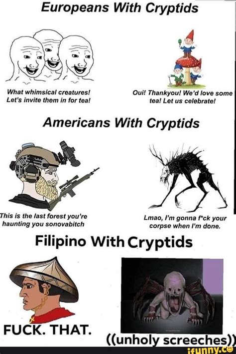 Europeans With Cryptids What Whimsical Creatures Oui Thankyou We D