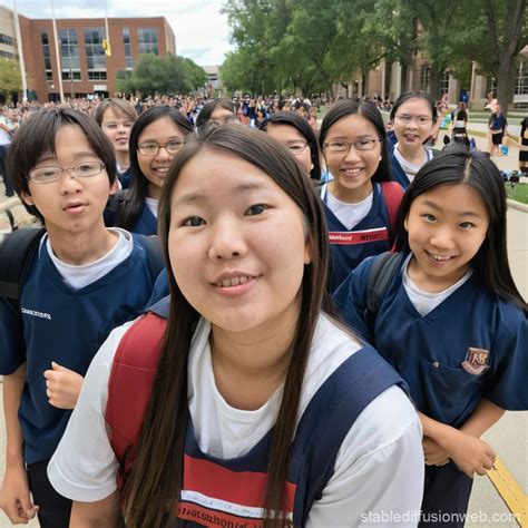 Unseen University Student With Backward Face Stable Diffusion Online