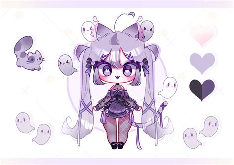 Kitty Ghost Girl Adopt Auction Closed Ty By Mashi Adopt On Deviantart