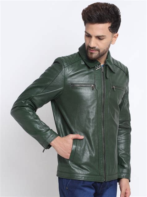 Teakwood Brown 100 Genuine Mens Leather Jacket Teakwood Leathers