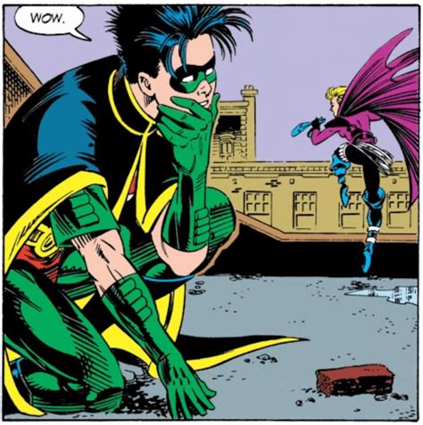 30 Years Ago Stephanie Brown Hit Tim Drake In The Face With A Brick