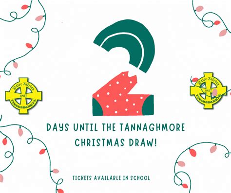 Tannaghmore Christmas Draw Countdown