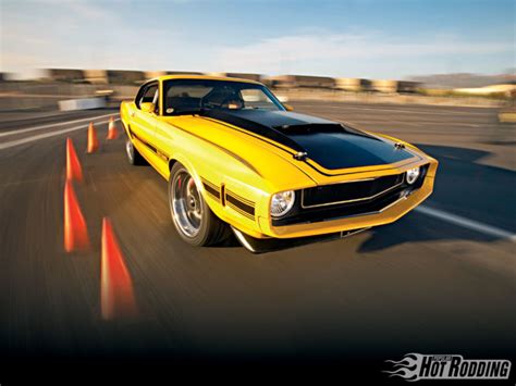 1970 Ford Mustang Hot Rod Muscle Cars Wallpapers Hd Desktop And