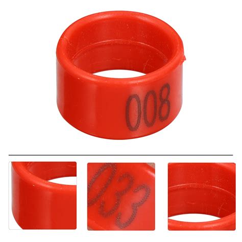 100pcs Bird Foot Rings Numbered Poultry Parrot Chi Grandado