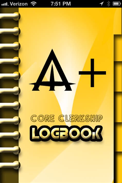 Core Clerkship Logbook Medical School Rotation